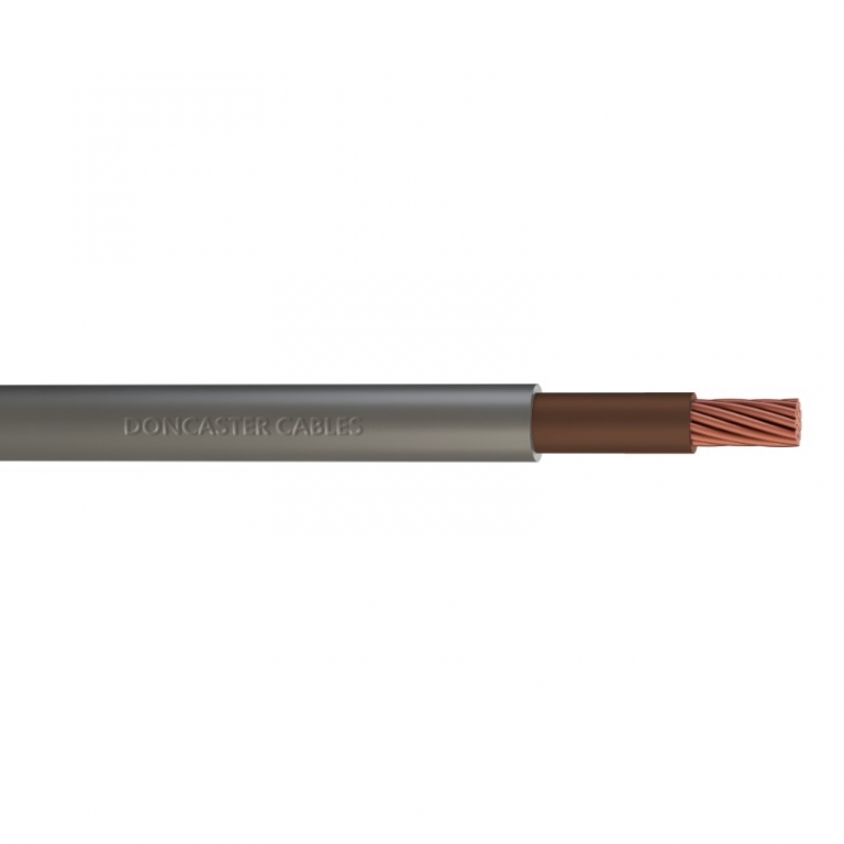 6181YF 25mm Double Insulated 19 Strand Flexible Tails Grey / Brown (Per ...