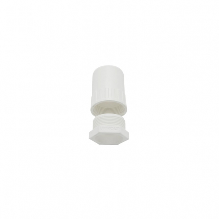 Univolt 20mm Female Adaptor White | DTR Electrical Supplies