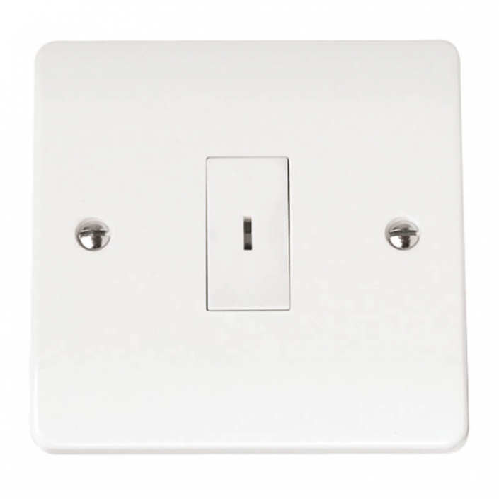 Scolmore Click Mode 10A 1 Gang 2 Way Key Switch | DTR Electrical Supplies