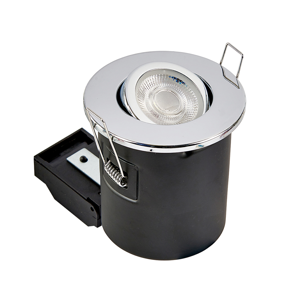 Collingwood Adjustable GU10 Fire Rated Downlight – Chrome | DTR ...