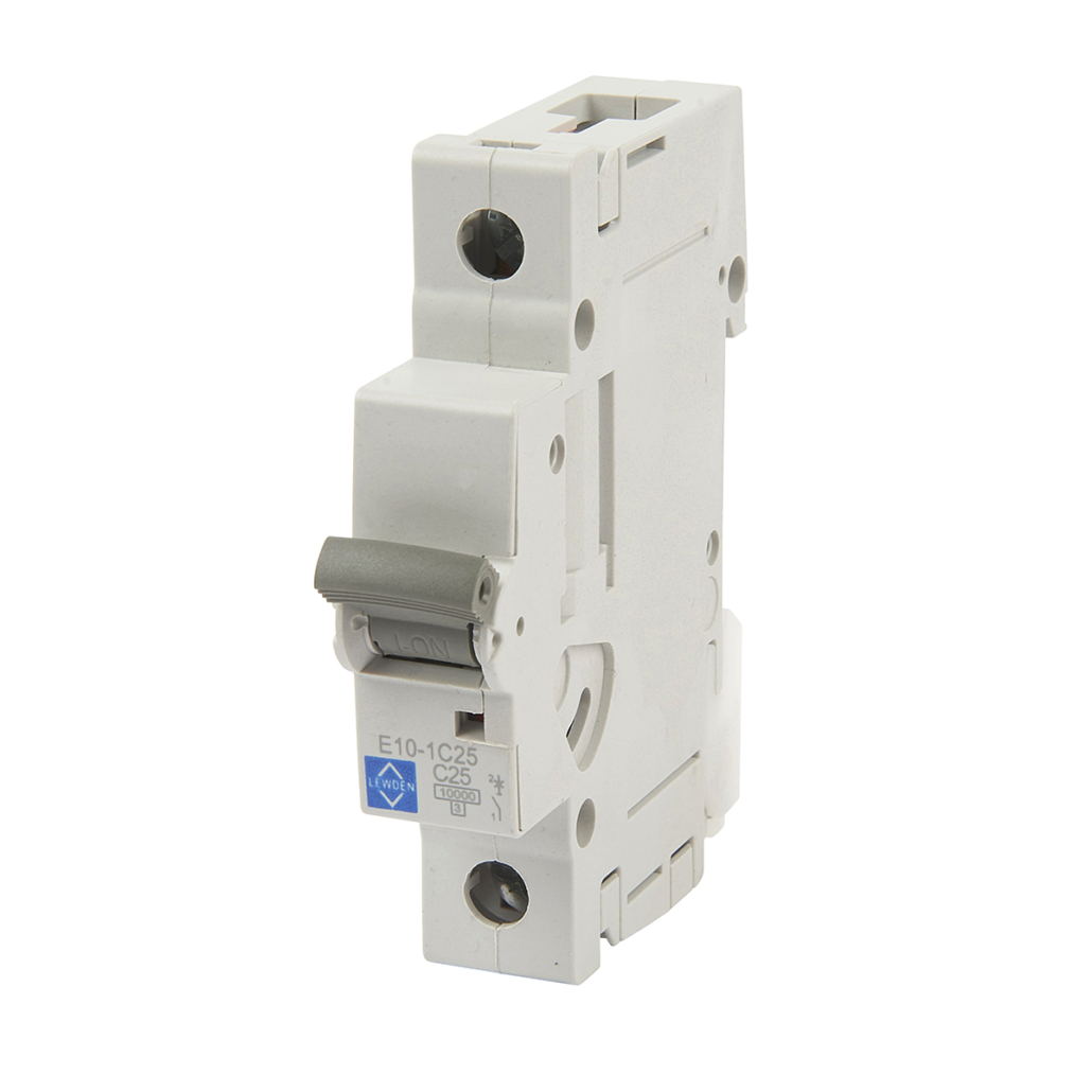 Lewden MCB 25A 10kA 1 Pole Type C Miniature Circuit Breaker | DTR Electrical Supplies