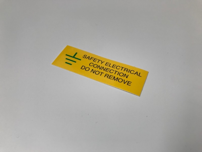 Safety Electrical Connection labels (Pack of 10) | DTR Electrical Supplies