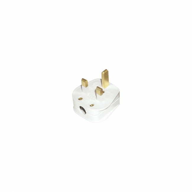Click UK Resilient 13A Plug Top – White | DTR Electrical Supplies