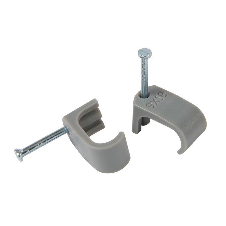Unicrimp 10mm-16mm T&E Flat Grey Cable Clips (Box of 100) | DTR ...