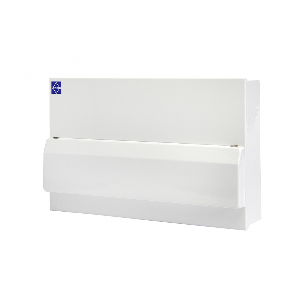 Lewden 10+1 Way Split Load Consumer Unit With 100A Main Switch 2 x RCCB ...