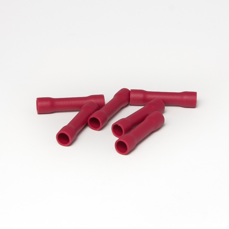 Red Butt Splice Terminals (Pack of 100) | DTR Electrical Supplies