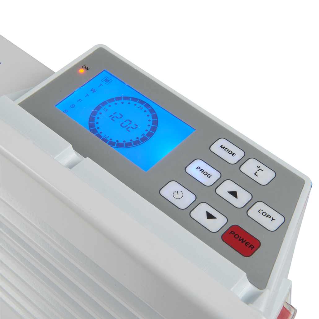 Vent-Axia Panel Heater 2kW Lot 20 c/w LCD 7 Day Electronic Control ...