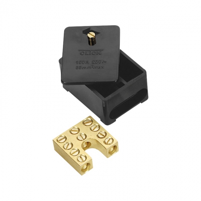 Click Henley Block 100A 1 Pole 5 x 35mm | DTR Electrical Supplies