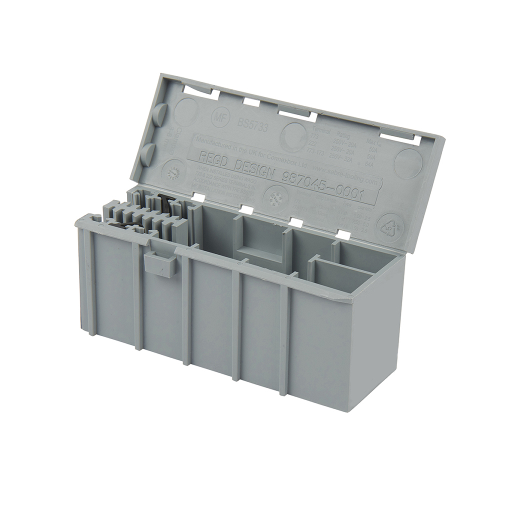 WAGOBOX Single Junction Box for 222 & 773 Series | DTR Electrical Supplies